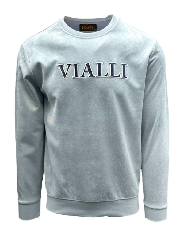Vialli Glove Sweater Baby Blue Men.