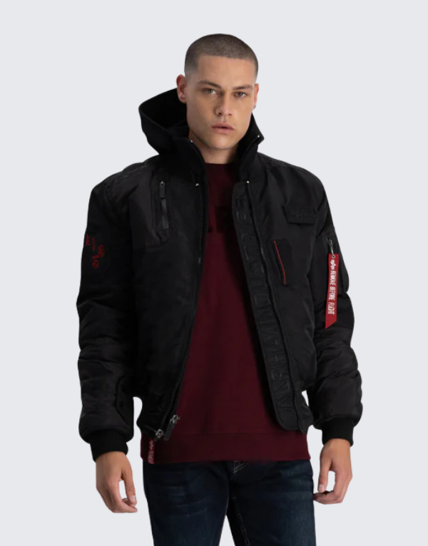 Alpha Oxygen Jacket In Black Mens